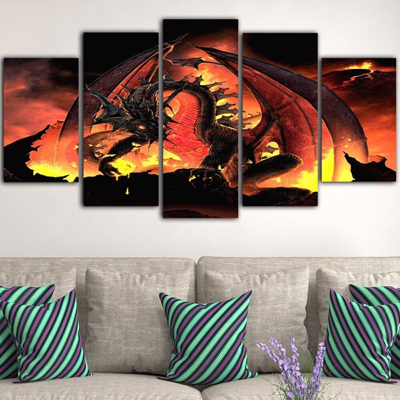 Tableau Plongée en Enfer | Sanctuaire du Dragon